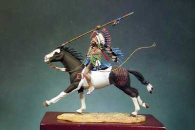 Michigan Toy Soldier Company : Andrea Miniatures - Mounted Sioux Chief