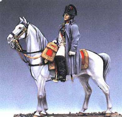 Michigan Toy Soldier Company : Metal Modeles - Mounted Napoleon I in ...