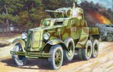 Michigan Toy Soldier Company : Zvezda - Soviet BA-10 Armored Car