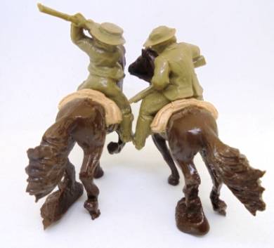 Michigan Toy Soldier Company : Replicants - Texas Rangers Mounted Set 1