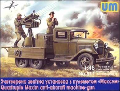 Michigan Toy Soldier Company : UM Models - Quad Maxim Anti-Aircraft ...