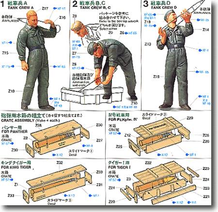 Michigan Toy Soldier Company : Tamiya - German Tank Loading Crew Set