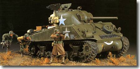 Michigan Toy Soldier Company : Tamiya - M4A3 Sherman with 75mm Gun
