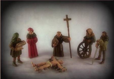 Michigan Toy Soldier Company : Fredericus Rex - Medieval Breaking Wheels