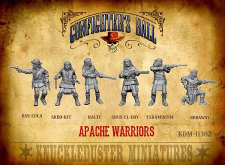 Michigan Toy Soldier Company : Knuckleduster Miniatures - Apache Warriors