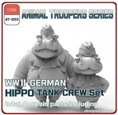 Michigan Toy Soldier Company : ZLPLA - WWII German Hippo Tank Crew Set A