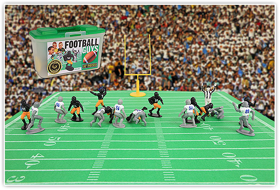 Michigan Toy Soldier Company : Supreme Plastic Figures - Football Guys ...