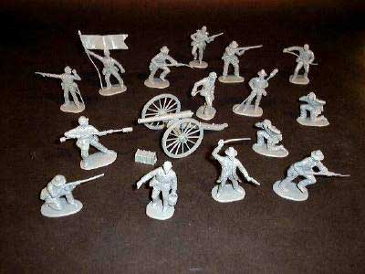 Michigan Toy Soldier Company : Imex Plastic Figures - Confederate Artillery