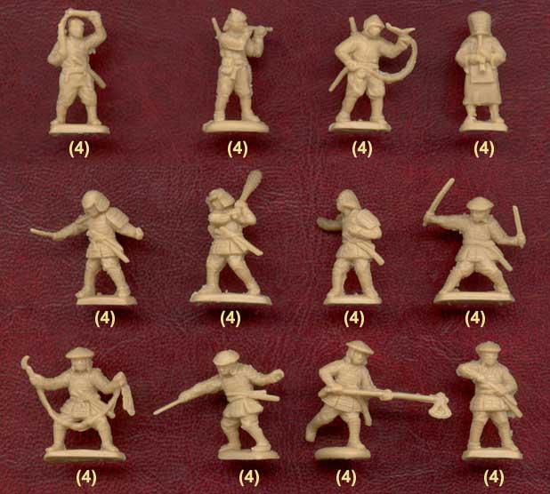 Michigan Toy Soldier Company : Red Box Figures - Ninja Soldiers