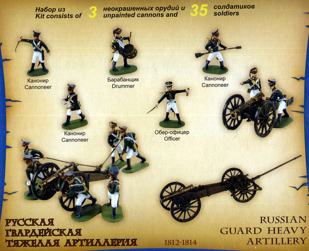 Michigan Toy Soldier Company : Zvezda - Napoleonic Russian Heavy ...
