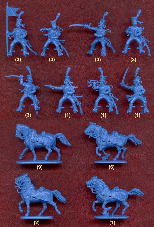 Michigan Toy Soldier Company : Zvezda - Napoleonic Polish Uhlans