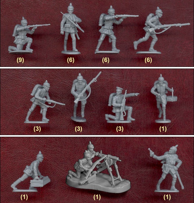 Michigan Toy Soldier Company : Zvezda - WWI German Infantry