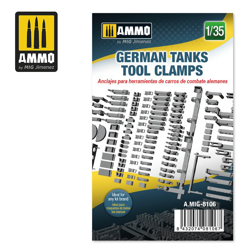 Michigan Toy Soldier Company : AMMO by Mig - German Tanks Tool Clamps