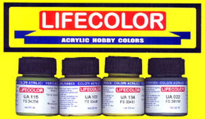 Michigan Toy Soldier Company : Lifecolor Acrylic Paint - LifeColor 4BG ...