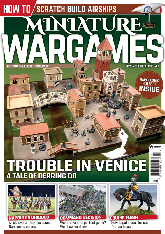 Michigan Toy Soldier Company Miniature Wargames Magazine Miniature Wargames Issue 487 