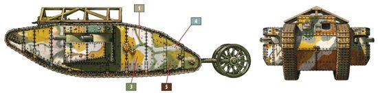 Michigan Toy Soldier Company : Master Box Ltd. - WWI British MK I ...