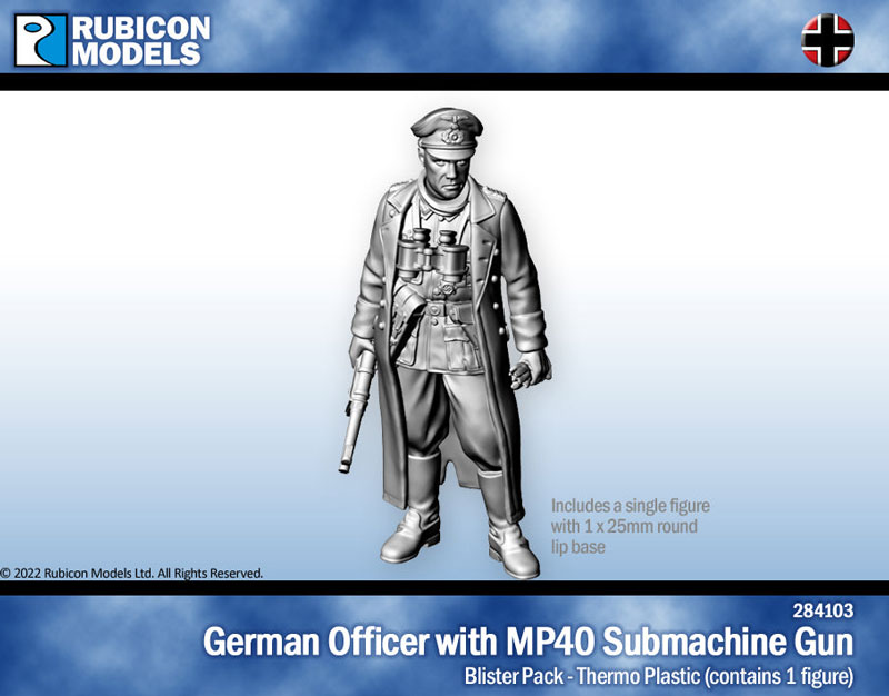 Michigan Toy Soldier Company : Rubicon Models - German Officer with ...
