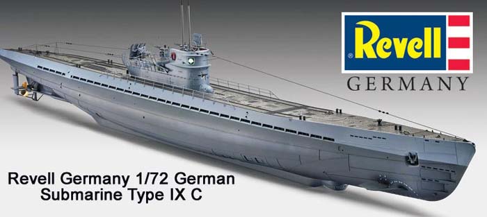 Michigan Toy Soldier Company : Revell - WWII German Submarine Type IX C ...