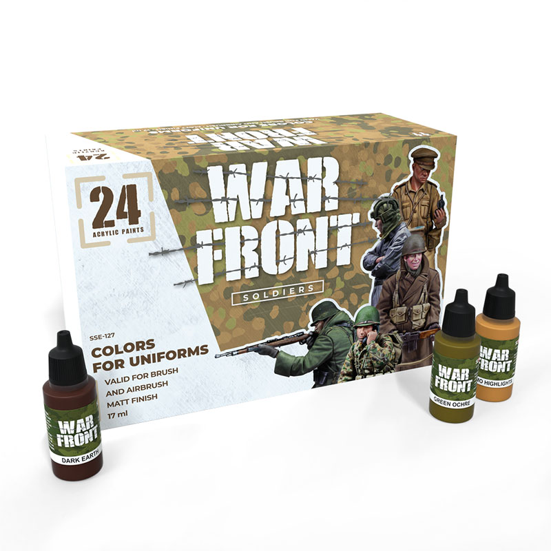 Michigan Toy Soldier Company : Scale75 - Scale Color Warfront Paint Sets: Soldiers