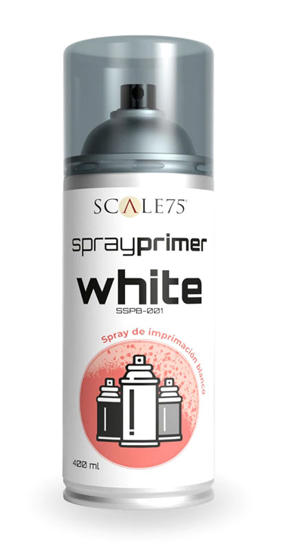 Michigan Toy Soldier Company : Scale75 - Spray Primer 400ML - White