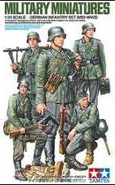 Michigan Toy Soldier Company : Tamiya - WWII German Wehrmacht Infantry Set