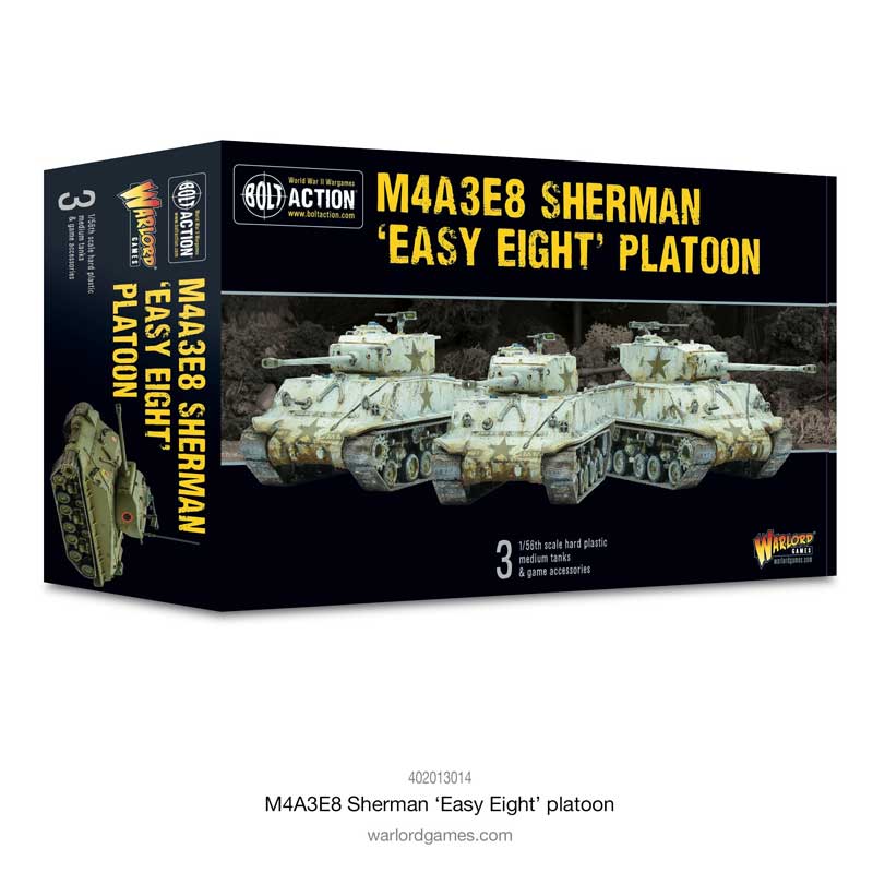 Michigan Toy Soldier Company : Warlord Games - M4A3E8 Sherman Easy ...