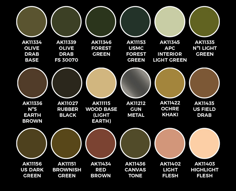 Michigan Toy Soldier Company : AK Interactive - Signature Set - Adam ...