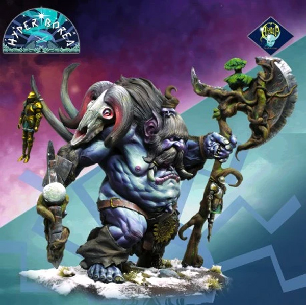Michigan Toy Soldier Company : Aradia Miniatures - Jotun The 9 Faces Troll