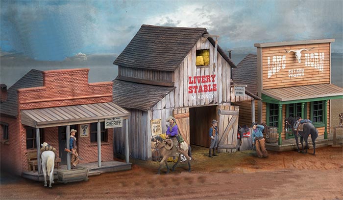 Michigan Toy Soldier Company : Black Hawk Toy Soldier - Livery Stable