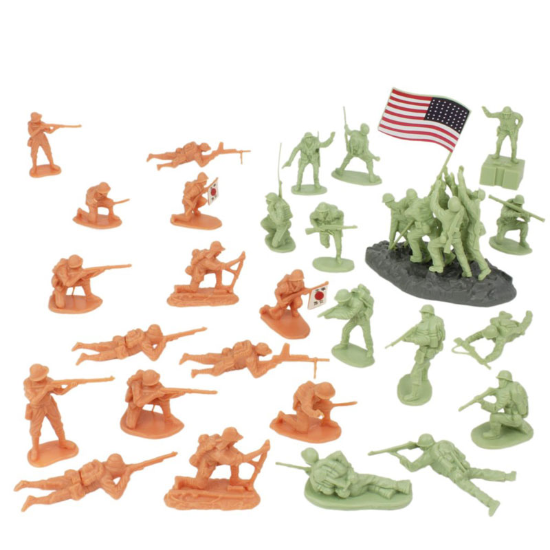 Michigan Toy Soldier Company : BMC Toys - BMC WW2 Iwo Jima Plastic Army Men
