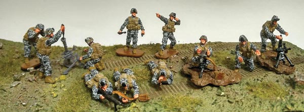 Michigan Toy Soldier Company : Caesar Miniatures - Modern US Soldiers ...