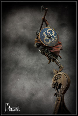 Michigan Toy Soldier Company : DG Artwork - Viking Axeman, 10th Century