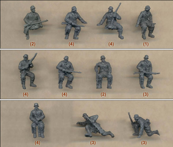 Michigan Toy Soldier Company : Caesar Miniatures - WWII German Infantry ...