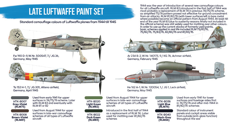 Michigan Toy Soldier Company : Hataka Hobby - Blue Line: Late Luftwaffe ...