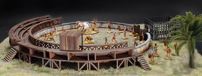 Michigan Toy Soldier Company : Italeri - DIORAMA SET: GLADIATORS FIGHT
