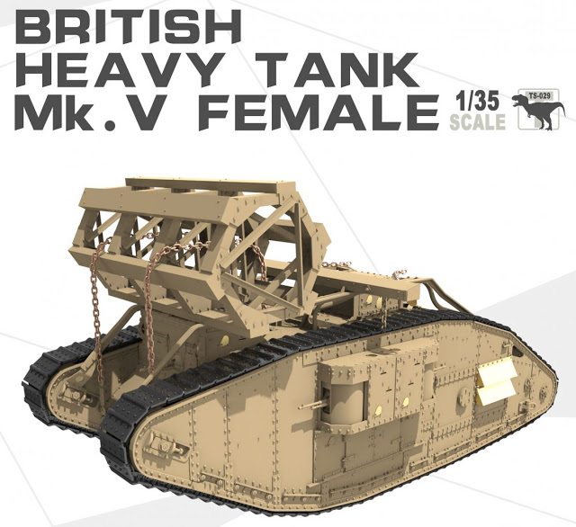 Michigan Toy Soldier Company : Meng Models - WWI British Heavy Tank MK ...