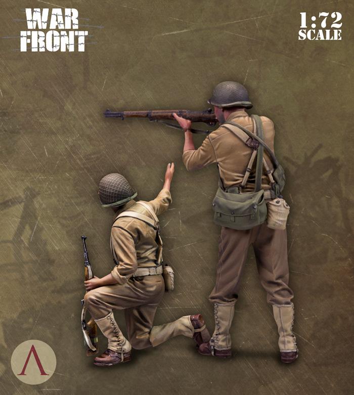 Michigan Toy Soldier Company : Scale75 - Warfront - US Infantrymen 1/72