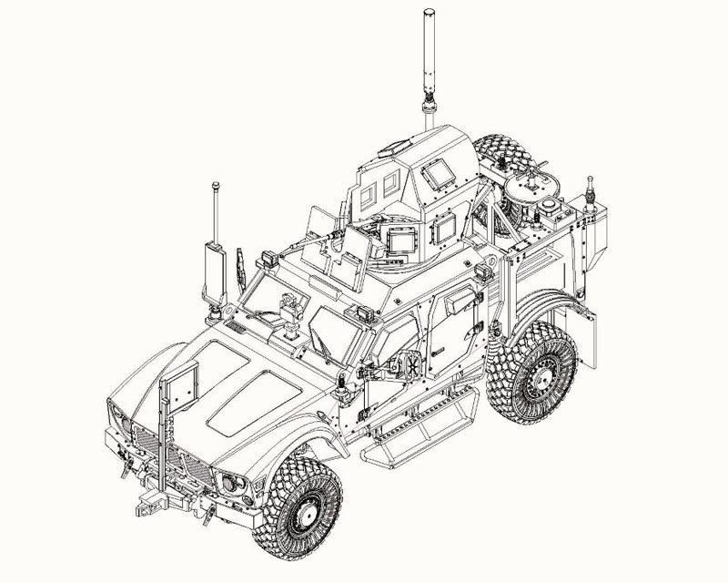 Michigan Toy Soldier Company : Trumpeter Models - M1240 M-ATV MRAP