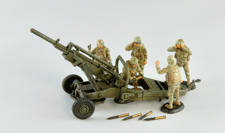Michigan Toy Soldier Company : Toxso Model - M102 105mm Howitzer Gun w ...