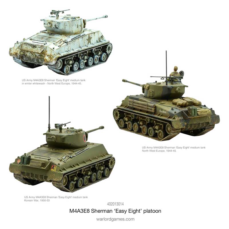 Michigan Toy Soldier Company : Warlord Games - M4A3E8 Sherman Easy ...