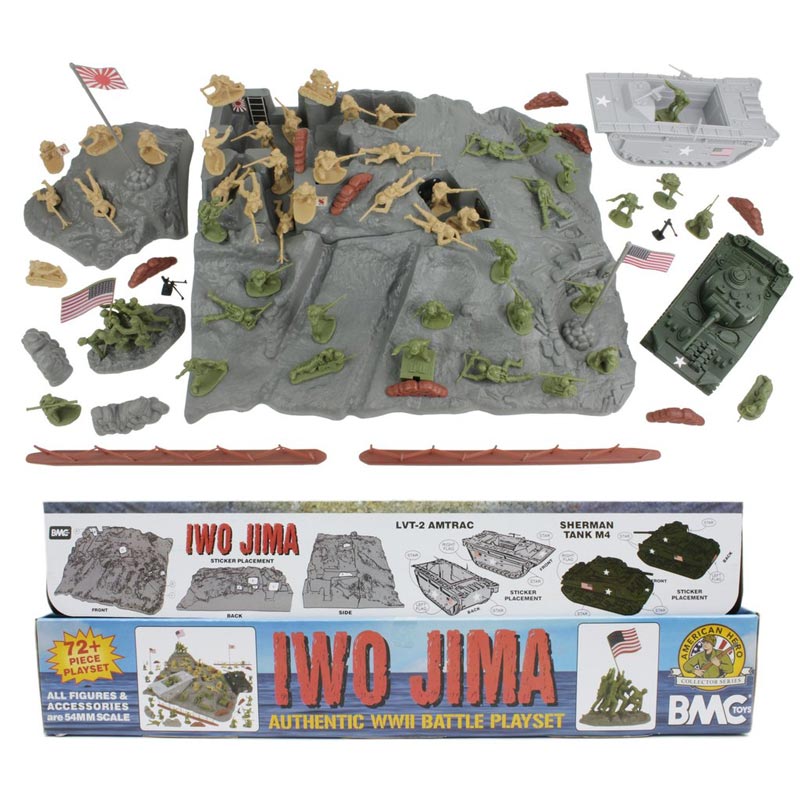 Michigan Toy Soldier Company : BMC Toys - WWII Battle of Iwo Jima Boxed ...