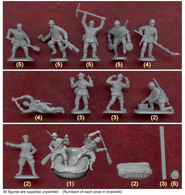 Michigan Toy Soldier Company : Revell - WWII German Engineers - Reissue